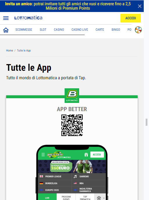 Le App Lottomatica – Lottomatica